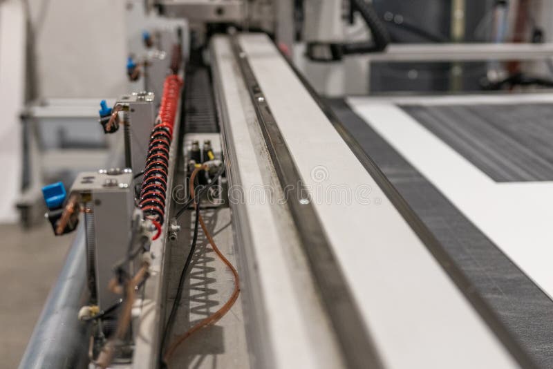 Big Professional Cnc Plotter, Processing a Large Scale Set of Foam ...