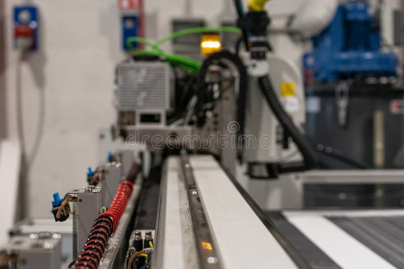 Big Professional Cnc Plotter, Processing a Large Scale Set of Foam ...