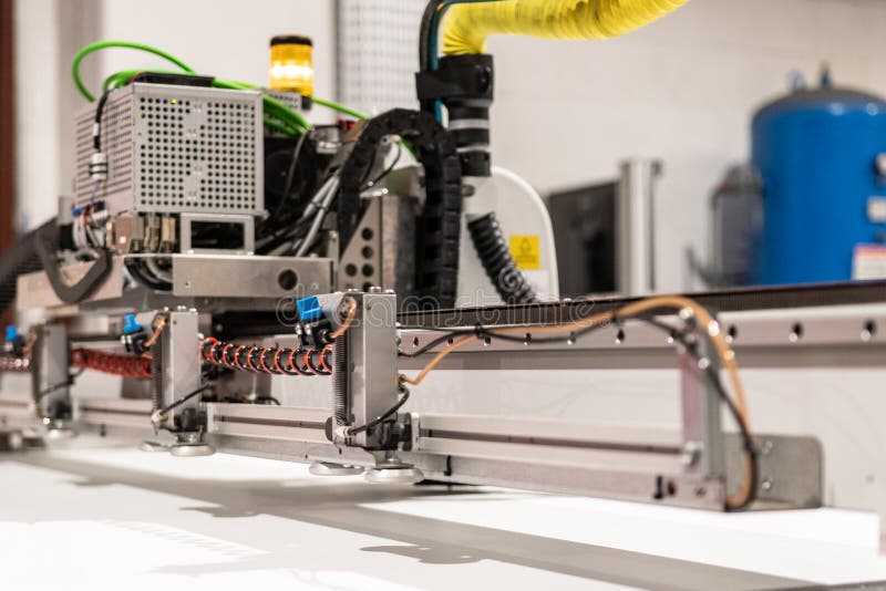 Big Professional Cnc Plotter, Processing a Large Scale Set of Foam ...