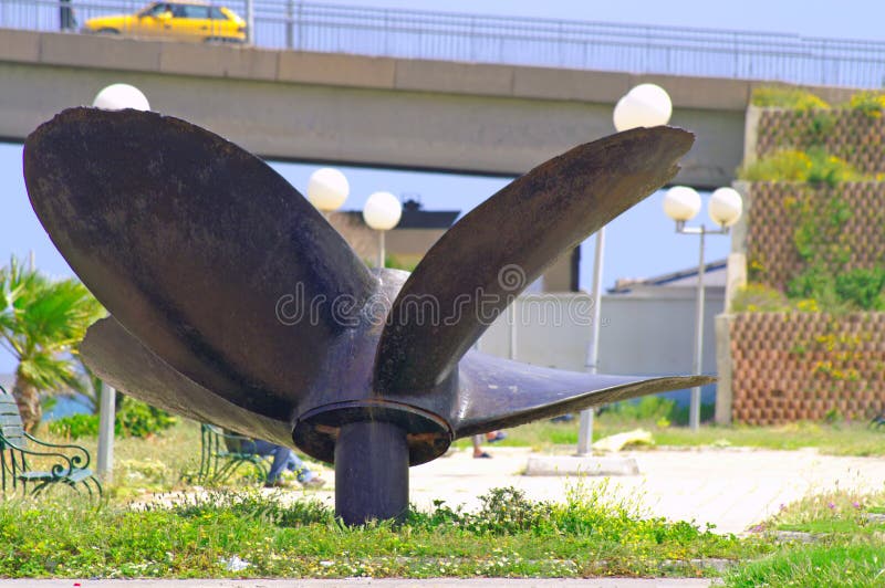 Propeller of a Fixed Wing Aircraft Stock Image - Image of landing ...