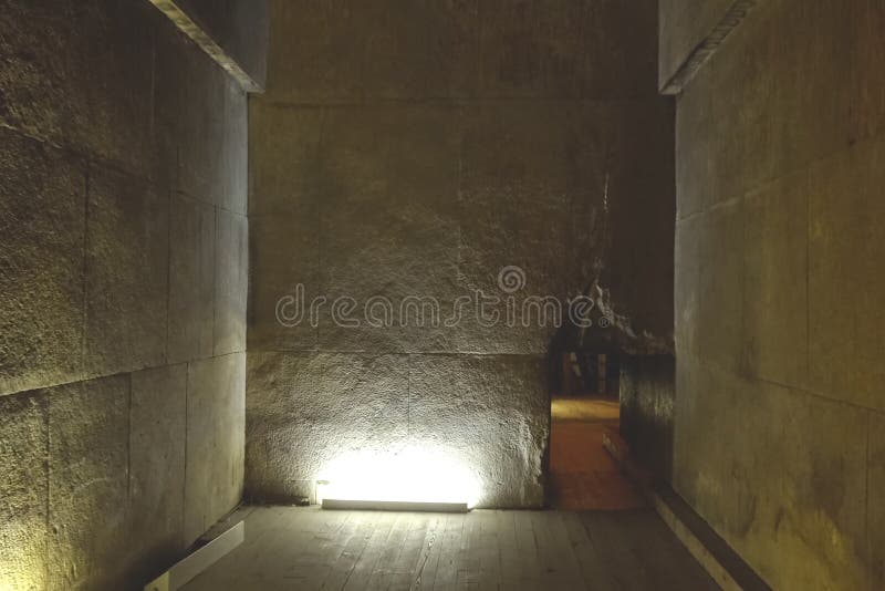 Inside the Large Pyramid. Inside the Pyramid Stock Photo - Image of ...