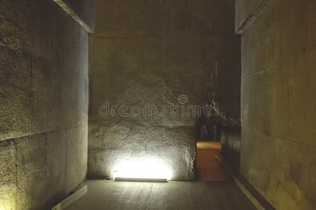 Inside the Large Pyramid. Inside the Pyramid Stock Photo - Image of ...