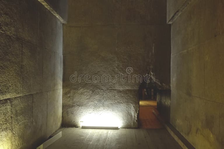 Inside the Large Pyramid. Inside the Pyramid Stock Photo - Image of ...