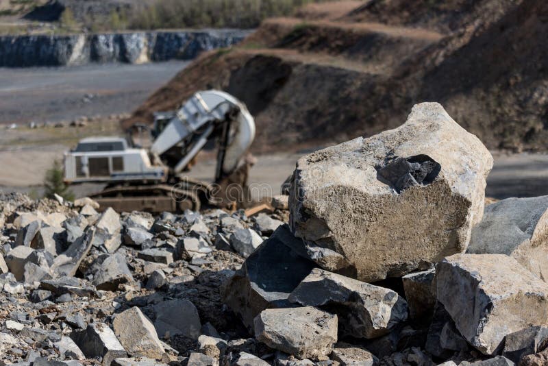 A big quarry outdoors stock photo. Image of production - 179195518