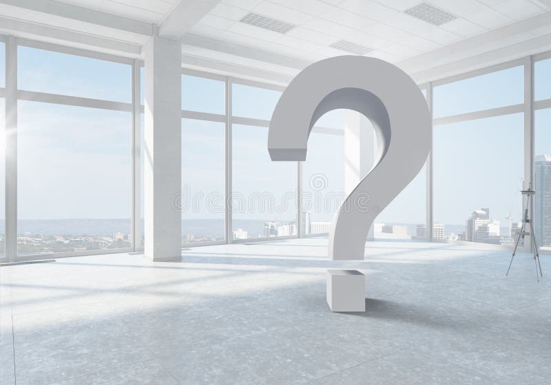 Big Question of Interior Design Stock Photo - Image of interior, symbol ...