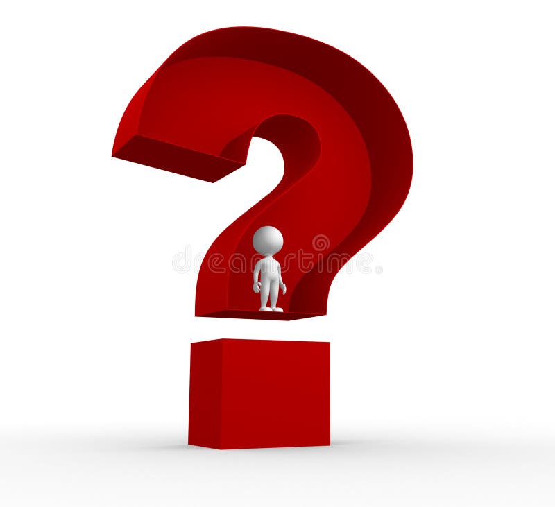Big question mark stock illustration. Illustration of advice - 38524970