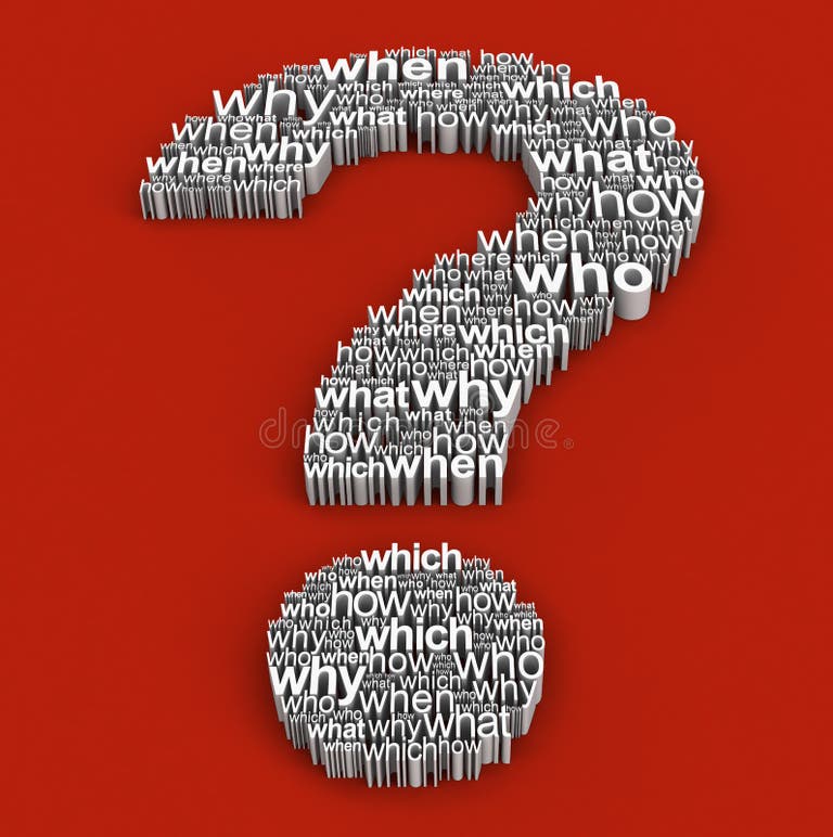 Big Question Questions Stock Illustrations – 527 Big Question Questions ...