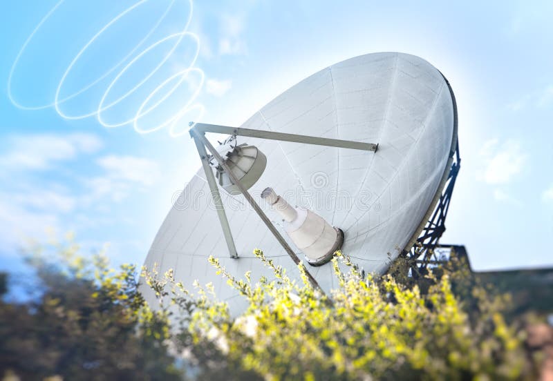 Big radar stock photo. Image of signal, equipment, sending - 10295484