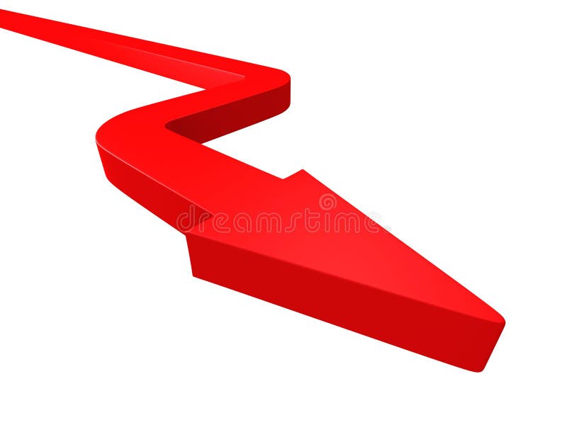 Big Red Arrow Stock Illustrations – 3,090 Big Red Arrow Stock ...