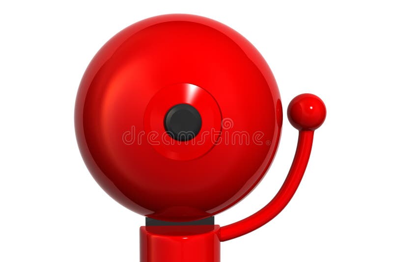 Big Red Bell stock illustration. Illustration of idea - 2481554