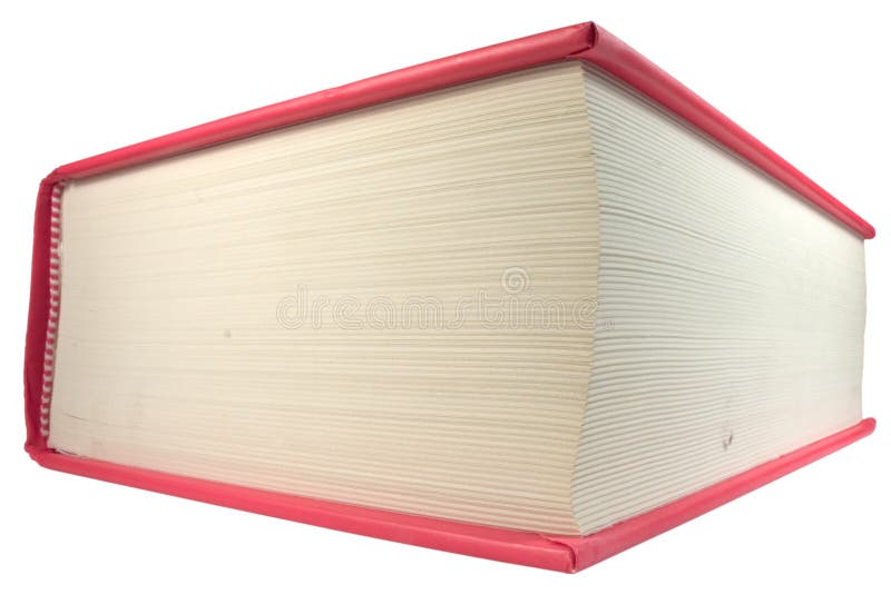 Big red book stock image. Image of isolated, accademia - 12340347