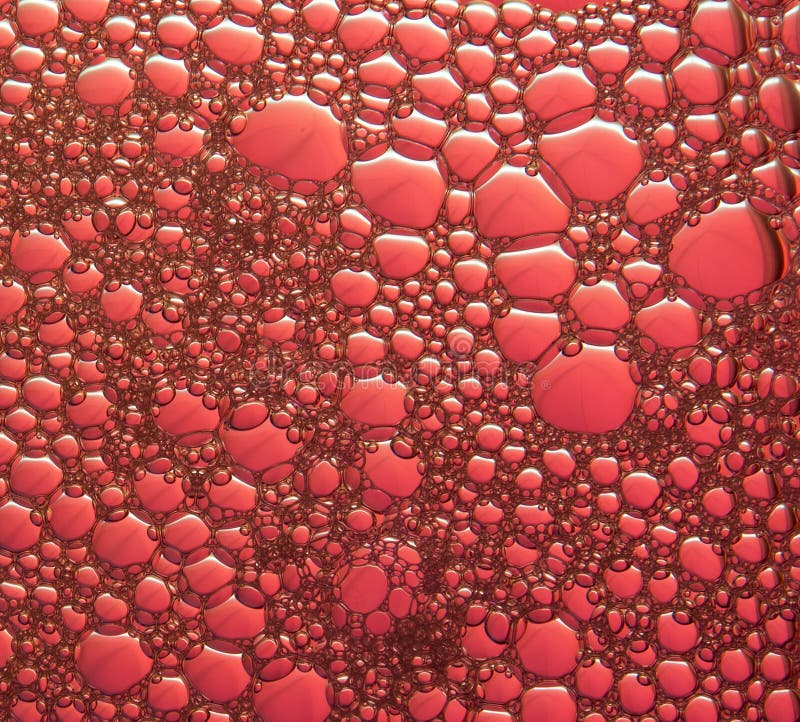 Big Red Bubbles As Background or Texture Stock Image - Image of acid ...