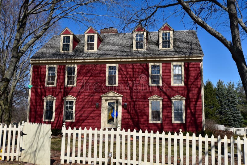 Colonial Architecture editorial stock photo. Image of indiana - 76845258