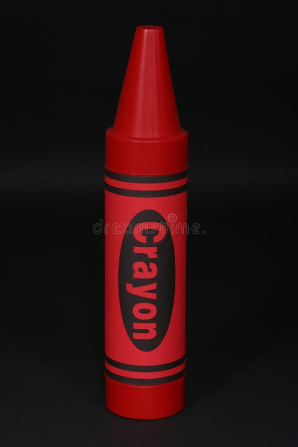 Orange crayon stock vector. Illustration of utensils, illustrations - 46710