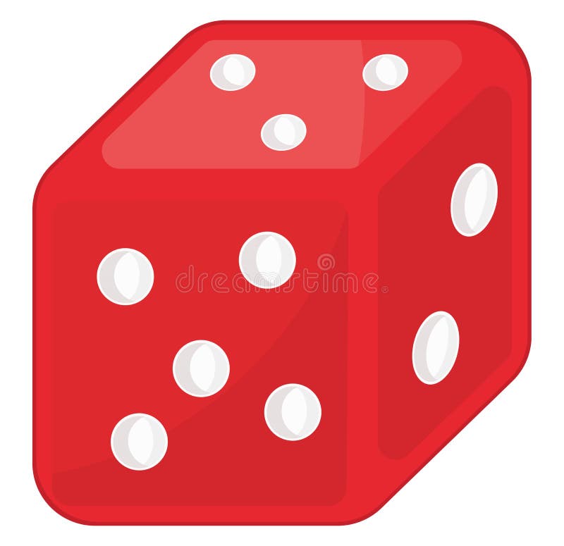 Big Red Dice Stock Illustrations – 366 Big Red Dice Stock Illustrations ...