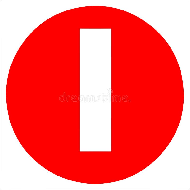 Big Red Dot Letters and Numbers Stock Illustration - Illustration of ...