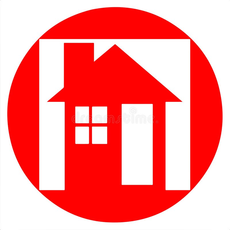 Big Red Dot Letters and Numbers Stock Illustration - Illustration of ...