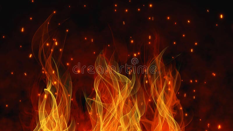 Big Red Fire Flames Overlay Particles Texture Perfect Smoke Fire ...