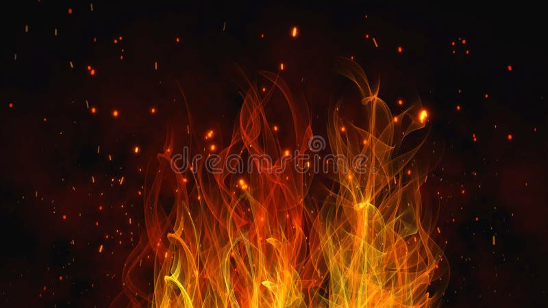 Big Red Fire Flames Overlay Particles Texture Perfect Smoke Fire ...