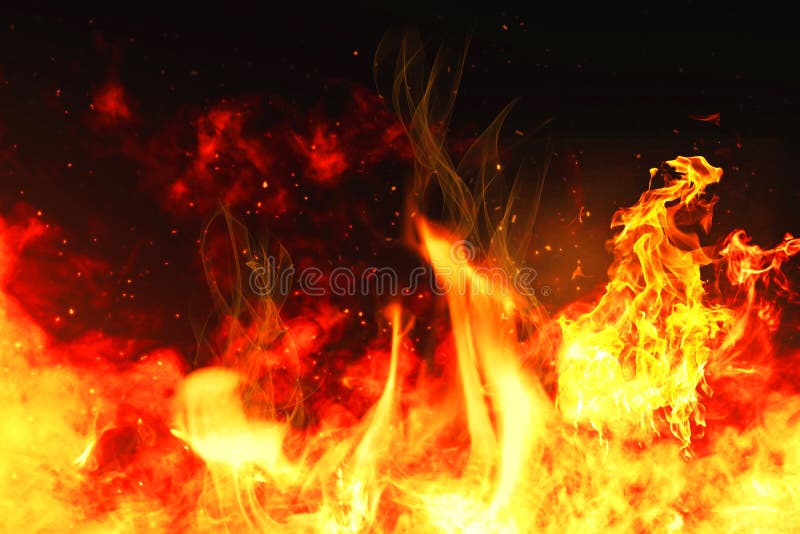 Big Red Fire Flames Overlay Particles Texture Perfect Smoke Fire ...