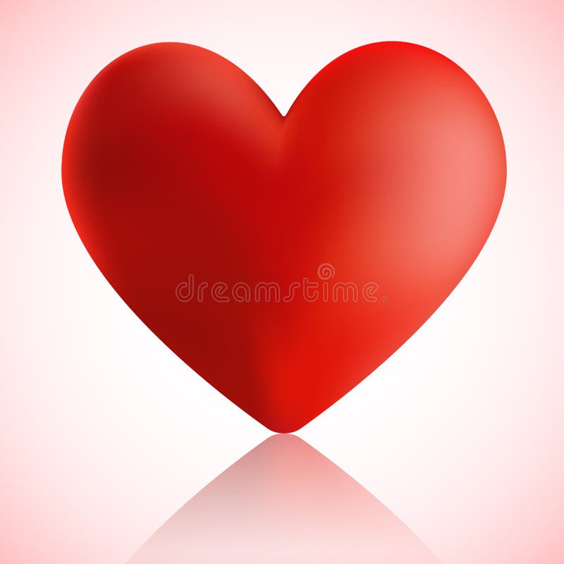 Heart stock vector. Illustration of attachment, lover - 8161389