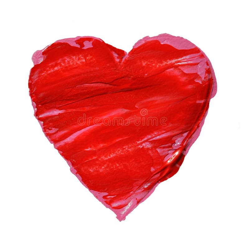 Big red heart stock image. Image of empty, heart, hand - 57625685