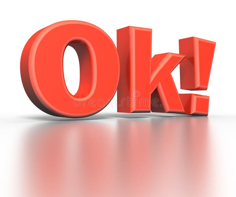 Yes Word from 3d Letters Isolated on White. Stock Illustration ...