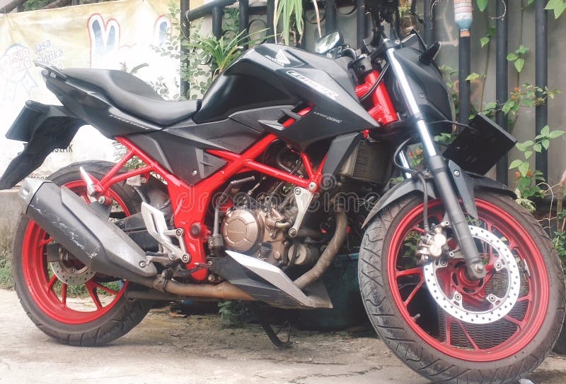 Big Red Motorcycles for Riders Editorial Stock Image - Image of riders ...