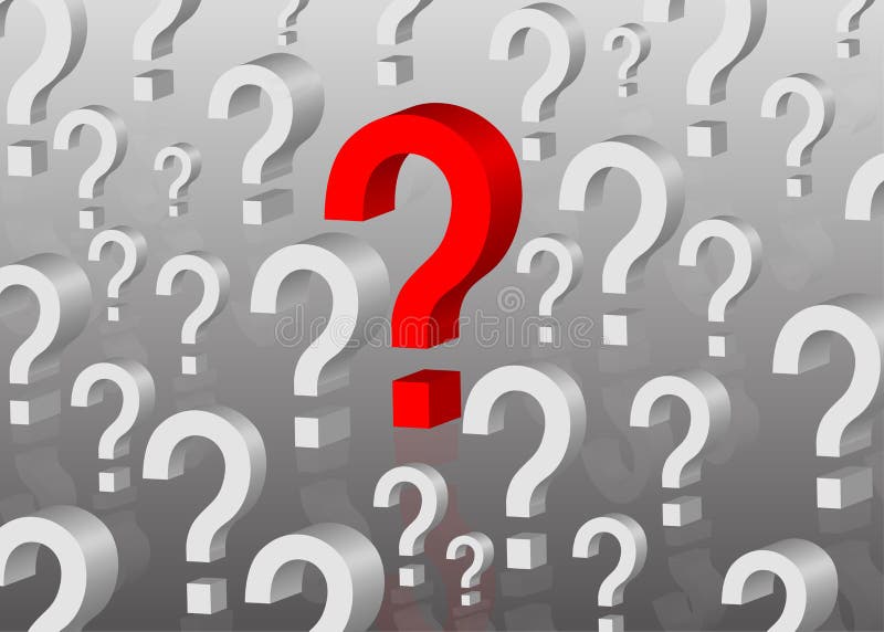 Question marks stock illustration. Illustration of problems - 9234778