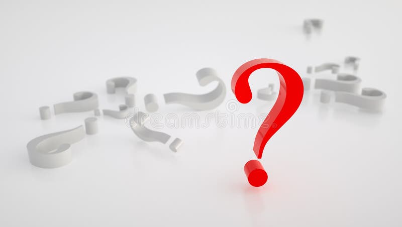 Big Red Question Mark between Small Question Marks, Frequently Asked ...