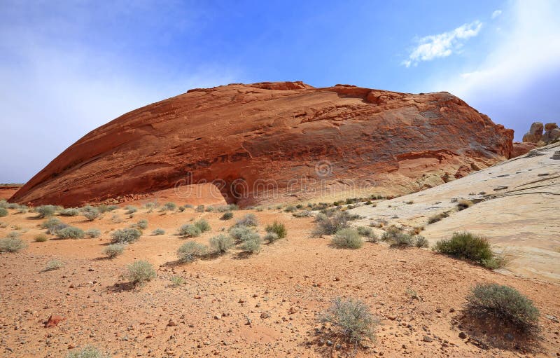 Big red rock stock image. Image of rocks, desert, canyon - 133523585