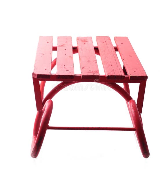 Big red sledge stock photo. Image of year, sled, sleigh - 22186622