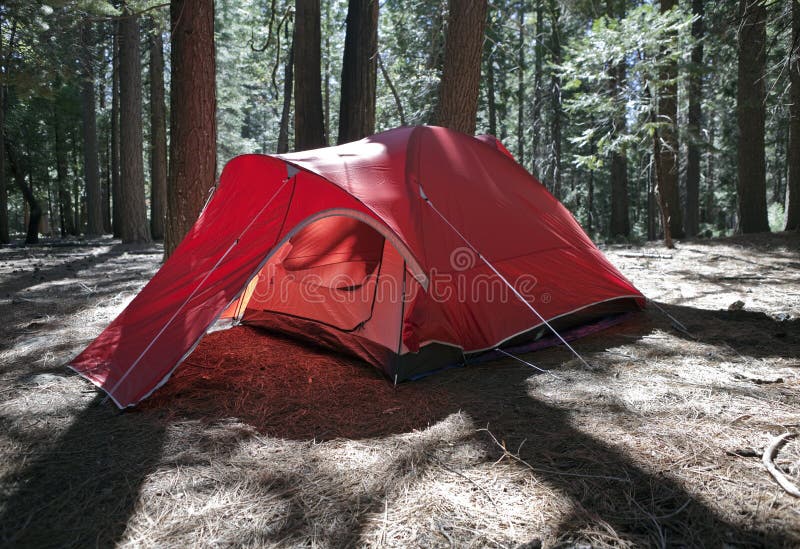 Red tent stock photo. Image of camping, cloud, wild, desert - 32574788