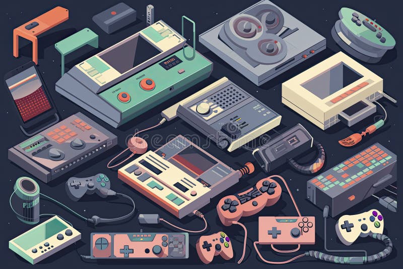 A Big Retro Set of the 90s, 80s. Guy Dancing and Games, Cassette ...