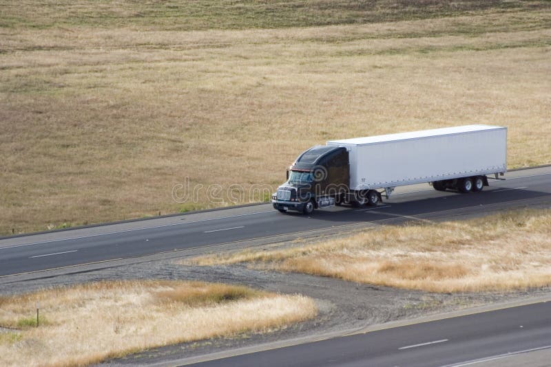 Big Rig on the Road 1 stock photo. Image of transport, trucking - 446390