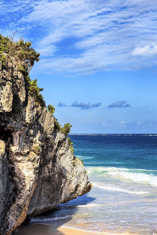 Big rock stock image. Image of seascape, mexico, sunset - 28343333