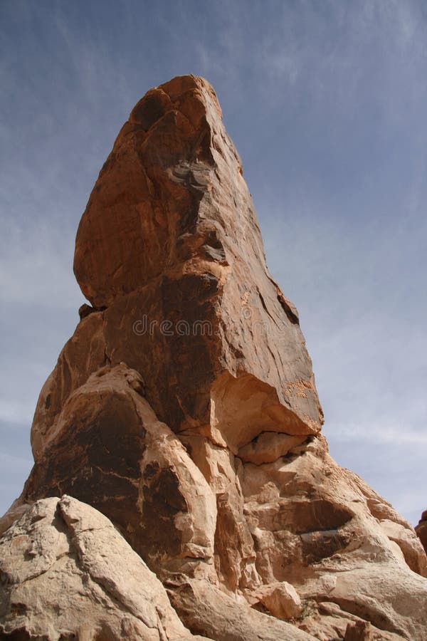Big rock stock image. Image of tall, triangle, orange - 3476809