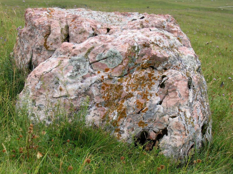 Big rock at the field stock image. Image of meadows, nature - 612457