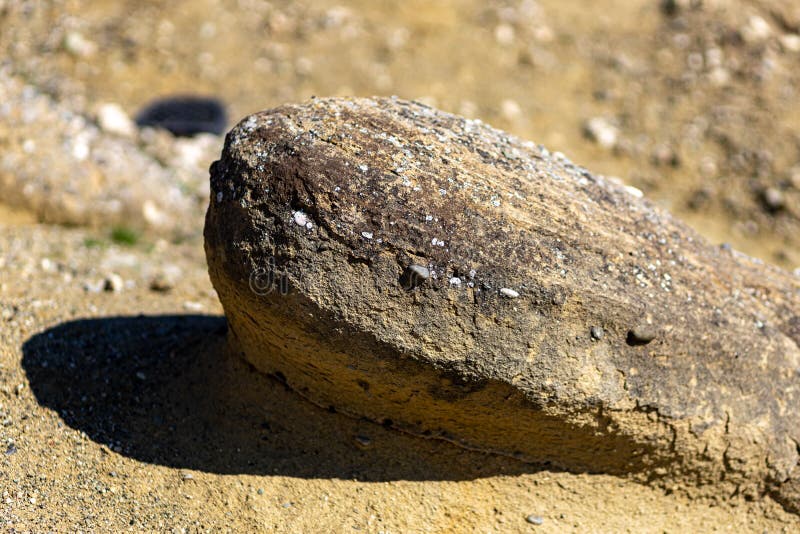 Big Rock in Front of the Hill Stock Photo - Image of wild, mountain ...