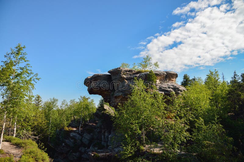 Big Rock with Intresting Shape Stock Photo - Image of feature, dirty ...