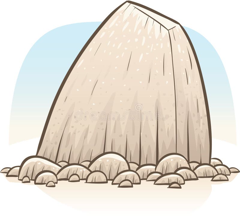 Big Rock stock illustration. Illustration of nature, landscape - 41884364