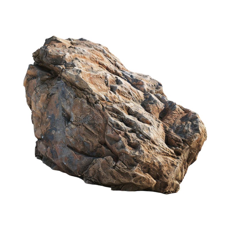 Big Rock Mountain Piece on Transparent Background - Ai Generated Stock ...
