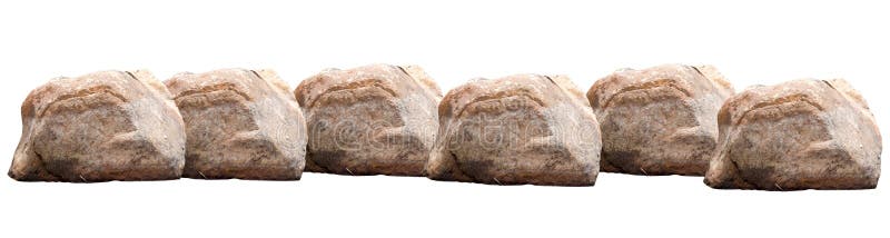 Big Rocks Isolated on White. this Has Clipping Path Stock Image - Image ...