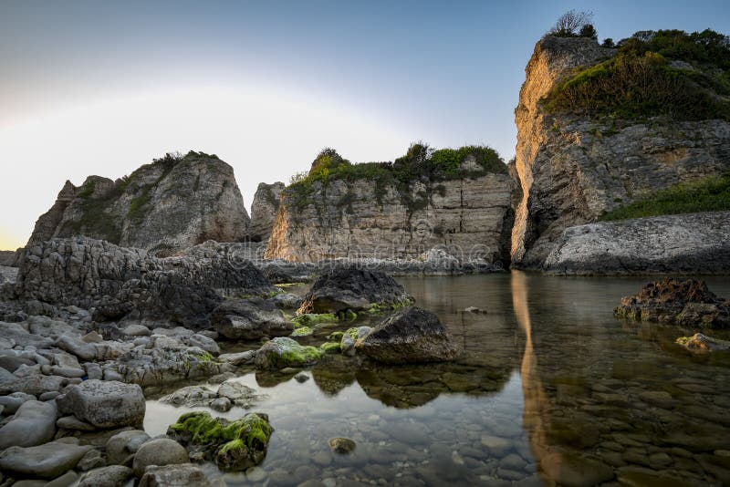 Big rocks in the sea stock image. Image of blue, nature - 148089175