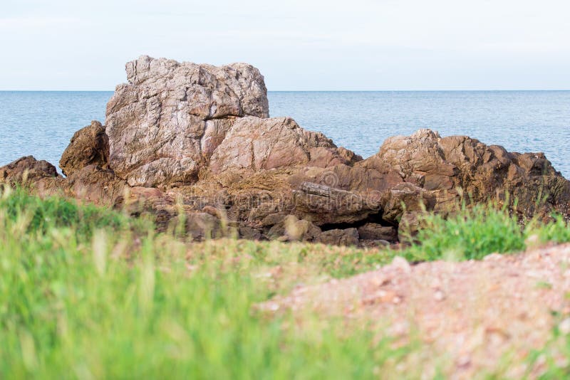 Big rocks, stones with sea stock image. Image of landscape - 69012807