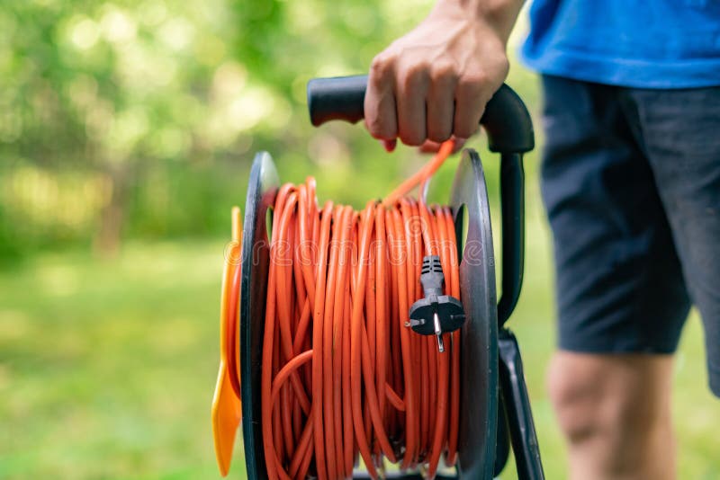 Big Roll of the Industrial Wire Cable Elecricity Connection Indusrty ...