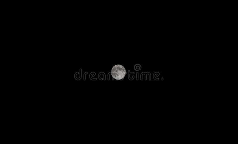 Bright Full Moon in the Night Sky Stock Image - Image of round, bright ...