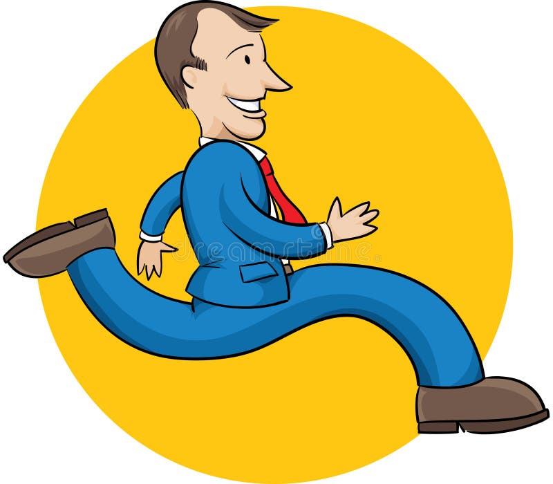 Big Run Step stock illustration. Illustration of success - 41194754