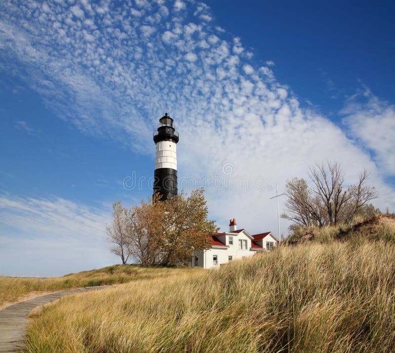Big Sable Point Lighthouse - Ludington,Michigan Stock Photo - Image of ...