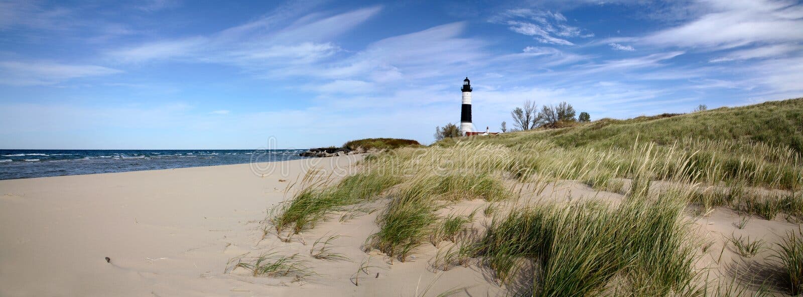 Big Sable Point Lighthouse stock image. Image of ludington - 15280805